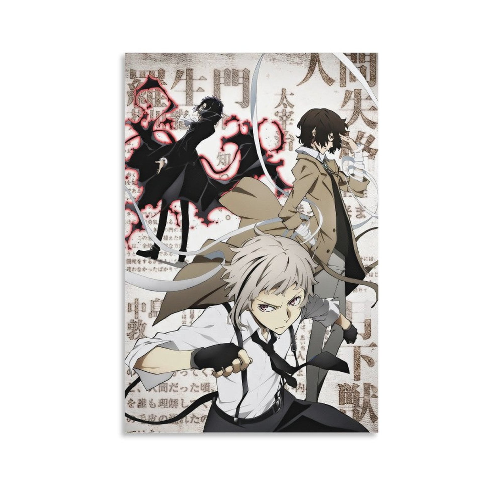Japan Supernatural Anime And Manga Bungo Stray Dogs Role Poster Gifts ...