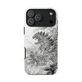 Japan Titan Creature Wave Attack Dynamic Epic Scene Phone Case 17 16 15 ...