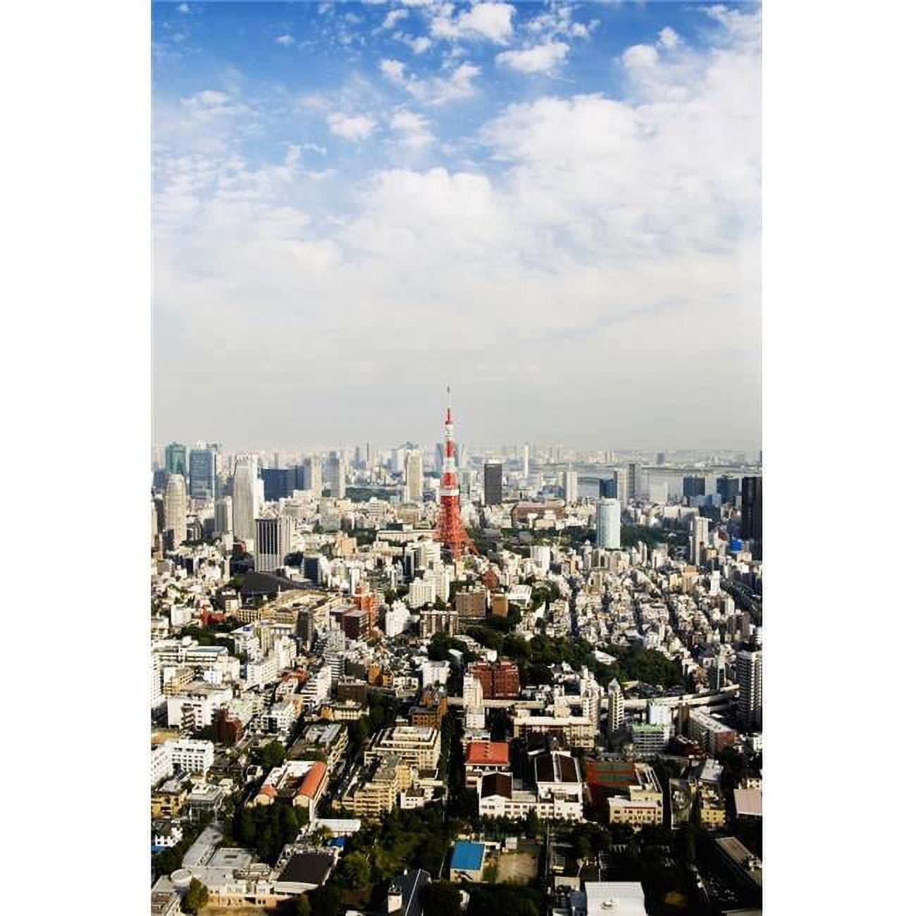 Japan Tokyo Tower & City View From Top of Mori Tower - Tokyo Poster ...