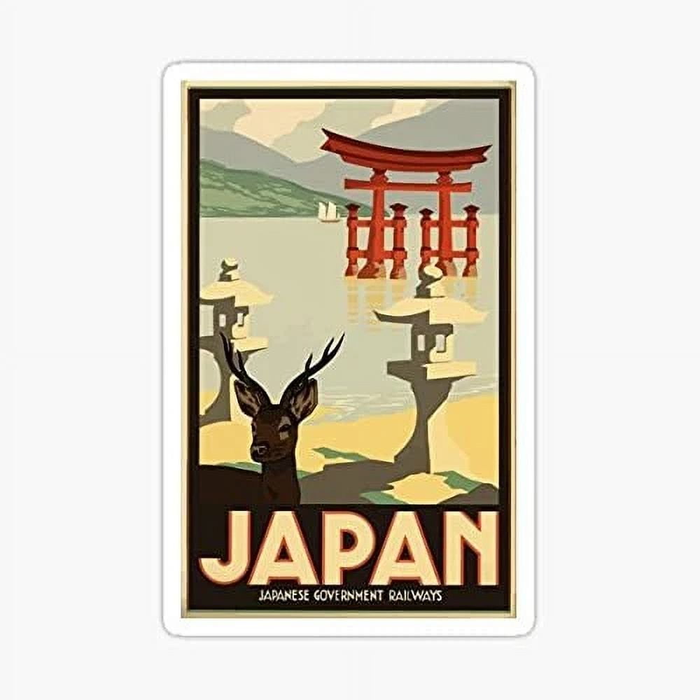 Japan Travel Mountain Shrine Temple Nara Kyoto Osaka Sticker Phone ...