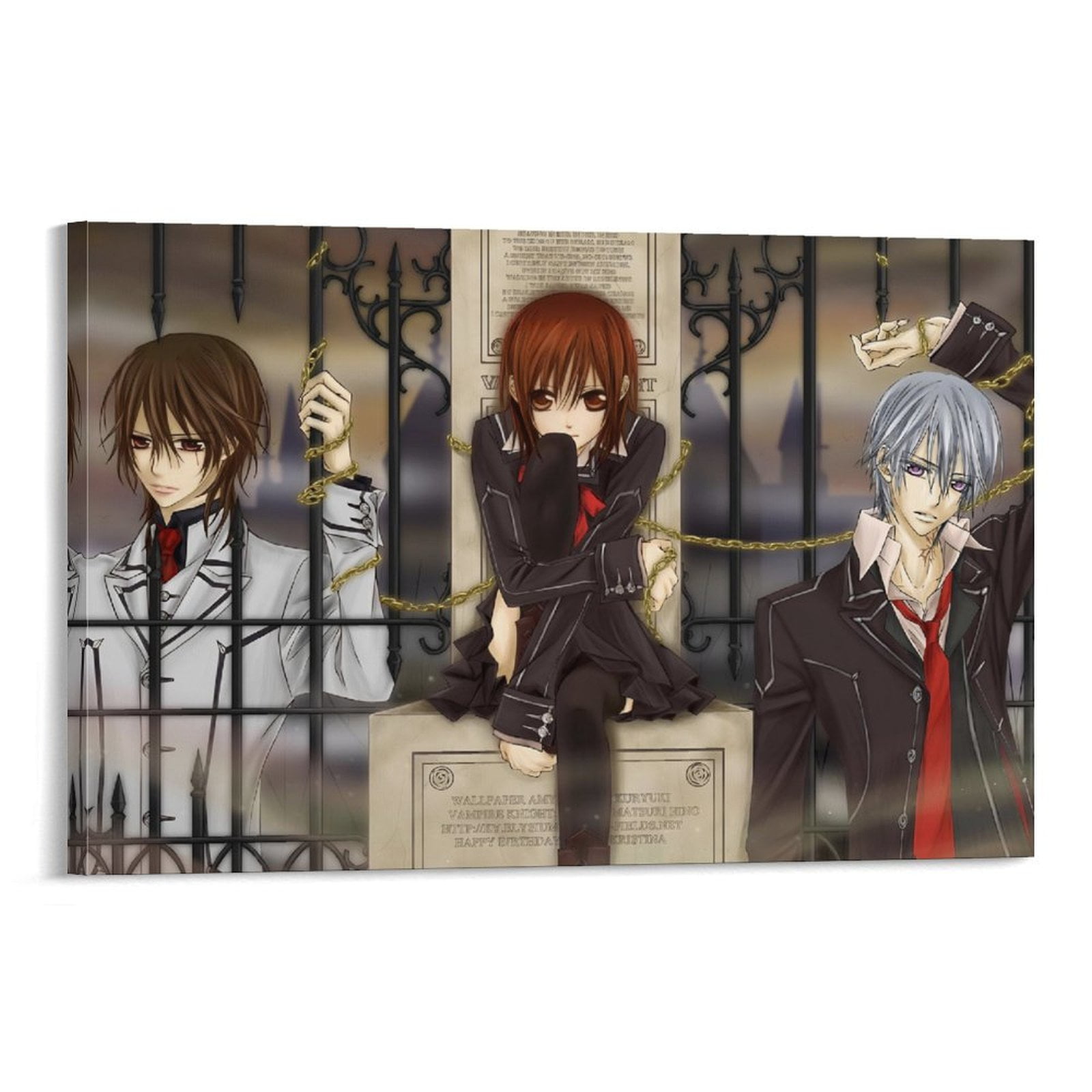 Japan Vampire Shoujo Academy Manga Series Vampire Knight Anime Poster ...