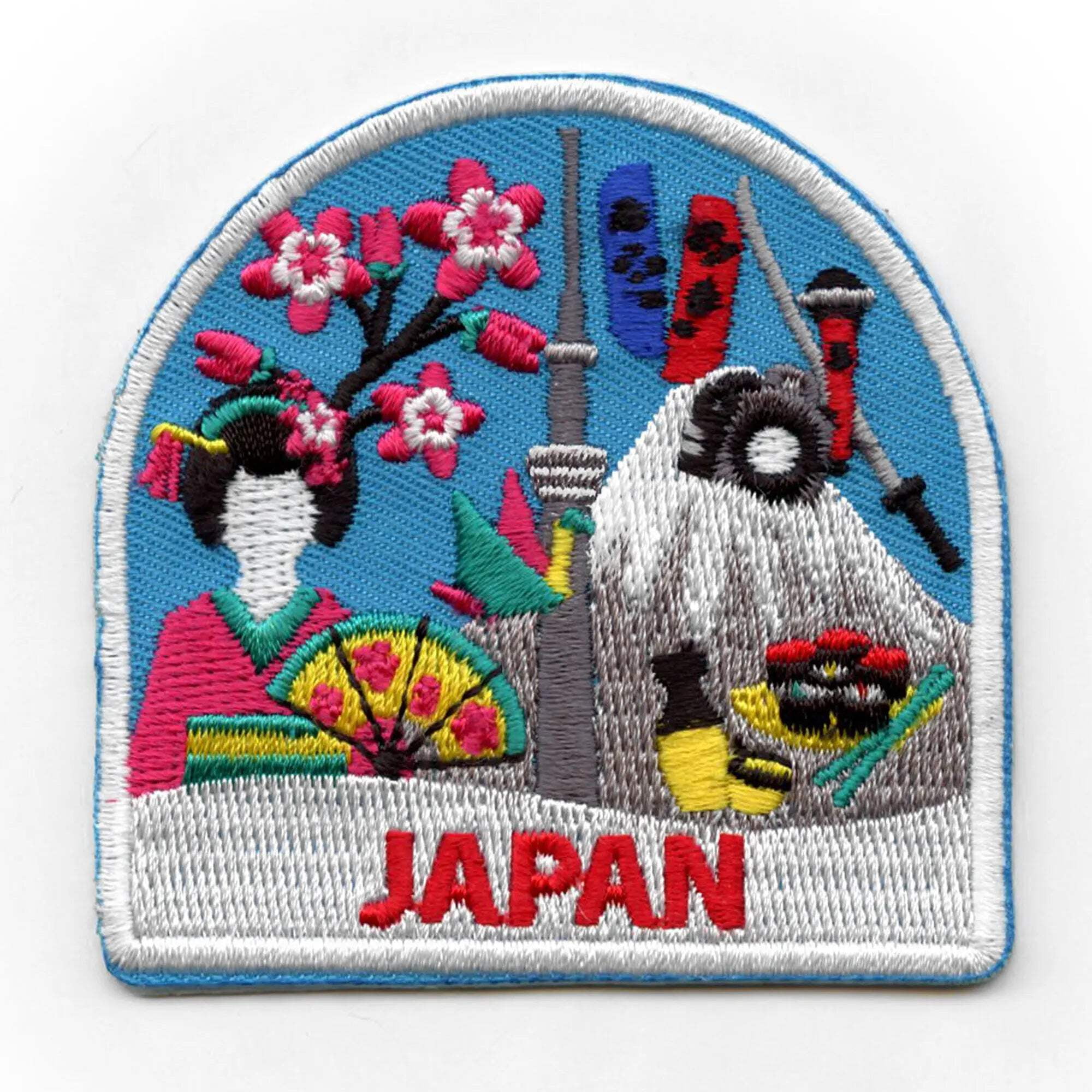 Japan World Showcase Travel Patch Souvenir Tokyo Vacation Embroidered ...