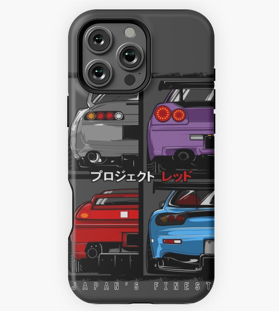 Japan's Finest JDM Cars GA1420 Phone Case for iPhone 11 to 17 Pro Max ...