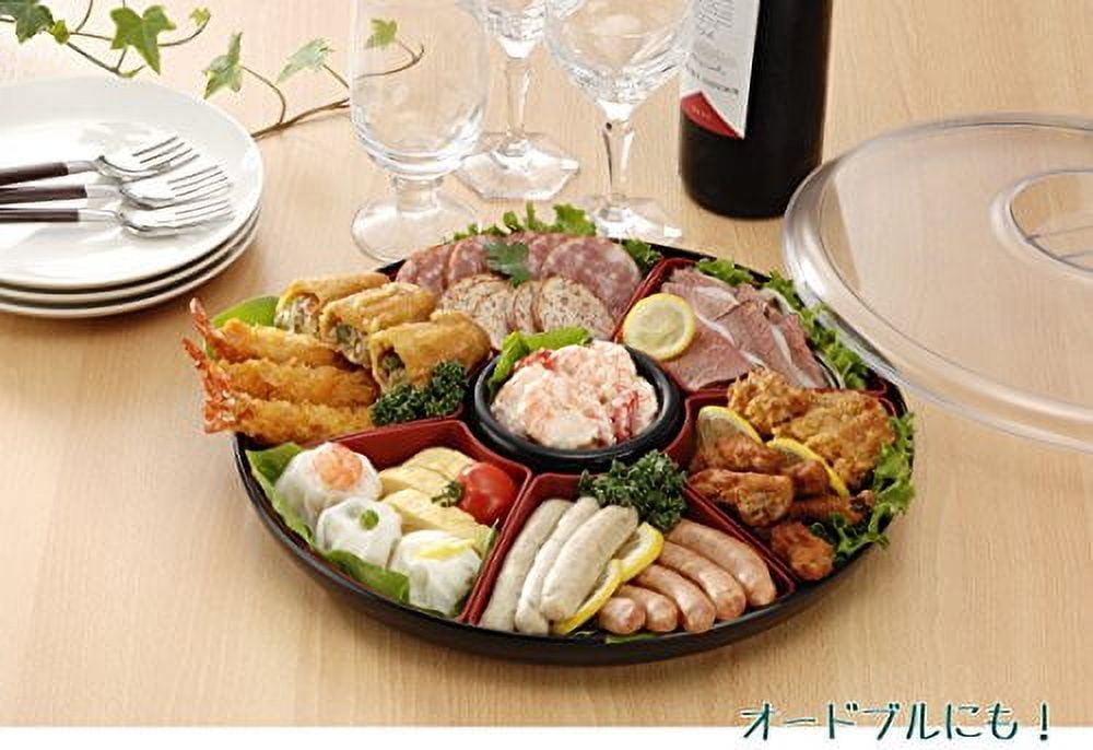 JapanBargain 3023, Japanese Divided Serving Plate Cover Appetizer Tray ...