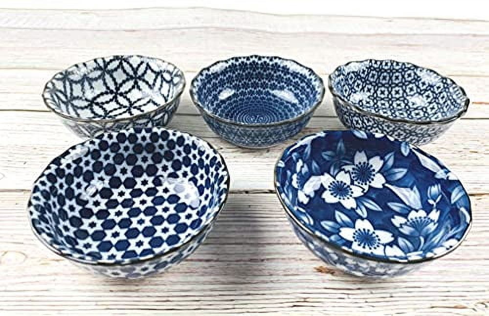 JapanBargain 4683, Set of 5 Japanese Porcelain Bowl Set Gift Set ...