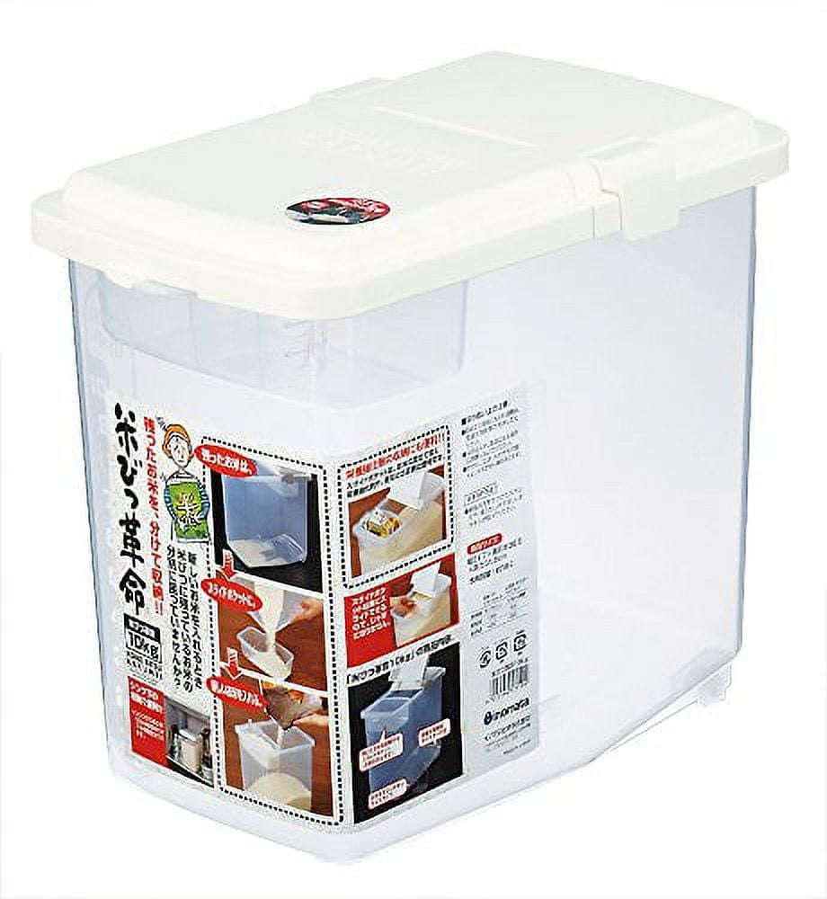 JapanBargain, Large Japanese Plastic Rice Storage Container Pet Dry ...