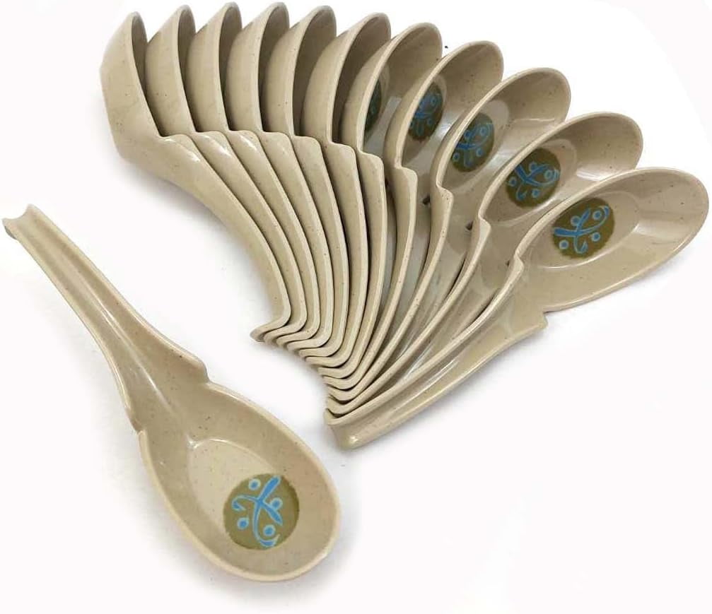JapanBargain, Set of 12 Chinese Soup Spoons Asian Korean Japanese ...