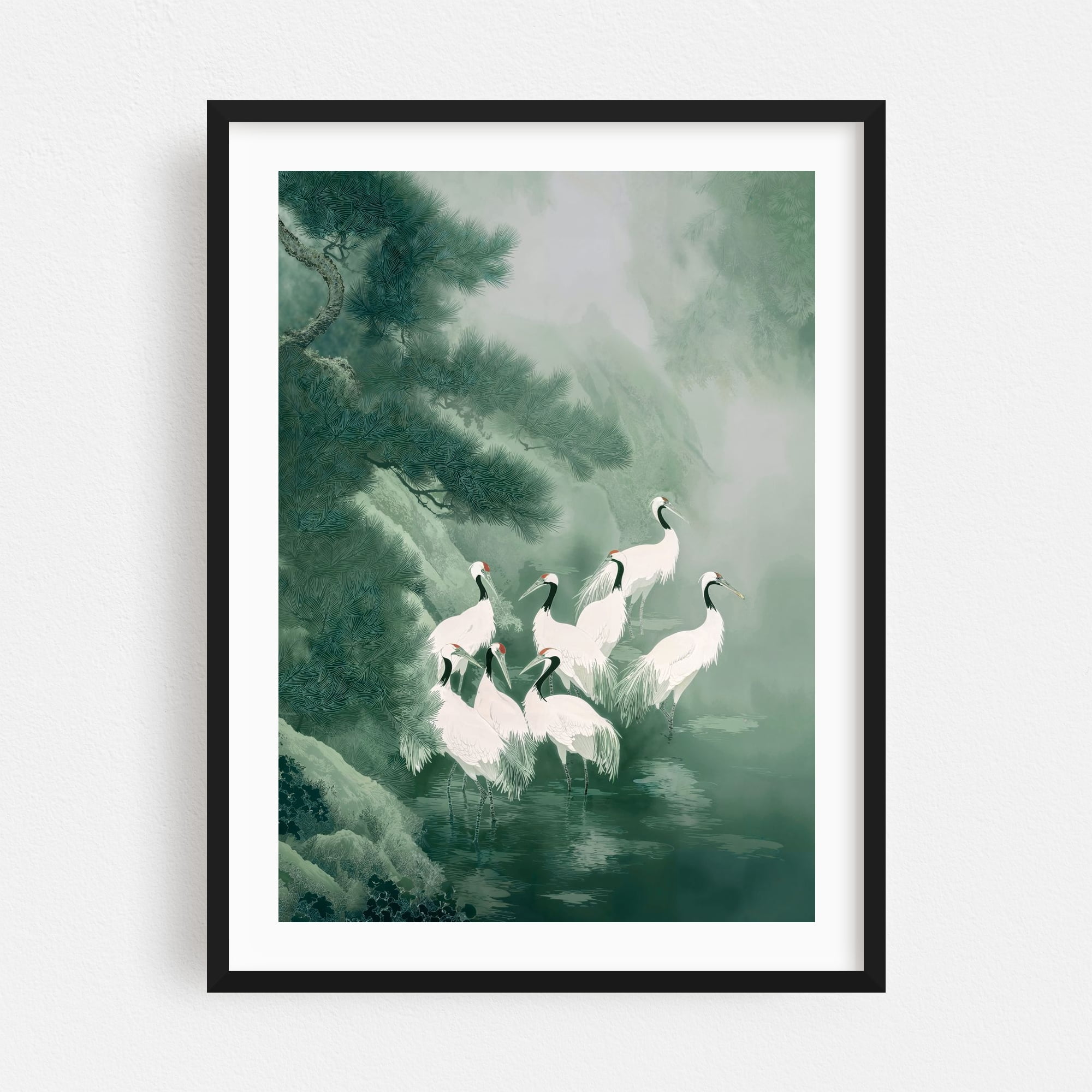 Japandi Wall Art printable chinoiserie Bird Poster Japanese Wall Art ...