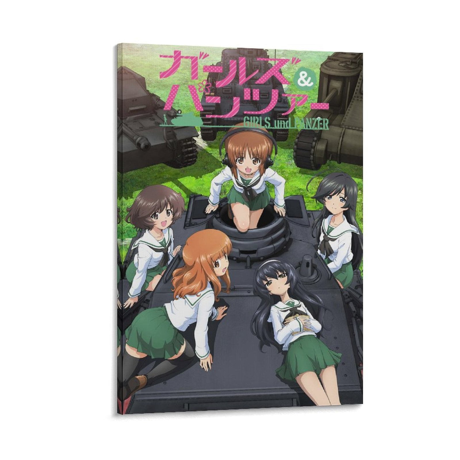 Japanese Action Adventure Anime Girls Und Panzer Poster Painting On ...