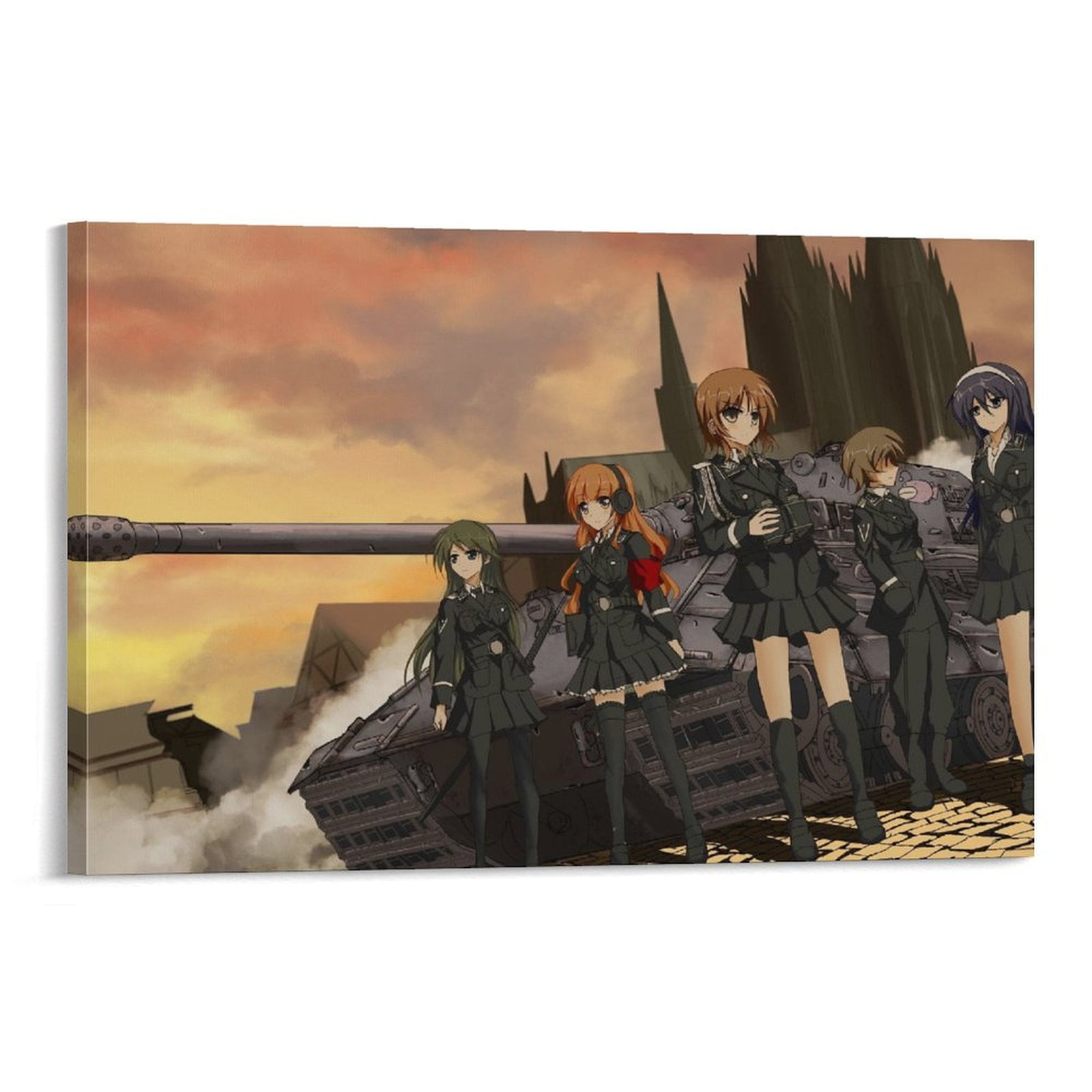 Japanese Action Anime Girls Und Panzer Poster Poster Cool Artworks ...