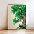 Japanese Ancient Tree Zen Botanical Vintage Asian Landscape Decor ...
