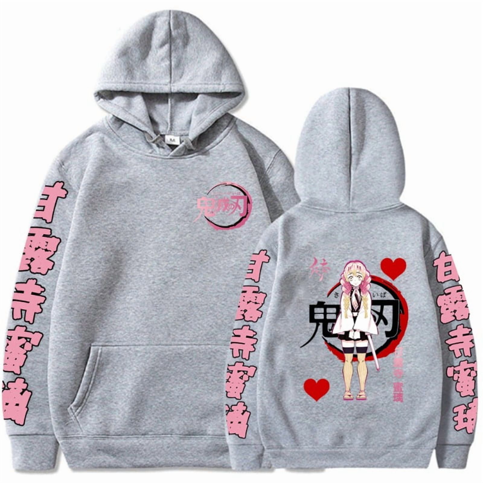 Japanese Animation Kanroji Mitsuri Merch Unisex Oversized Soft Fleece ...