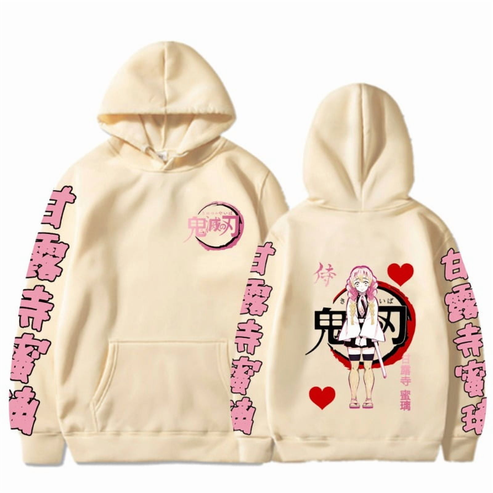 Japanese Animation Kanroji Mitsuri Merch Unisex Oversized Soft Fleece ...