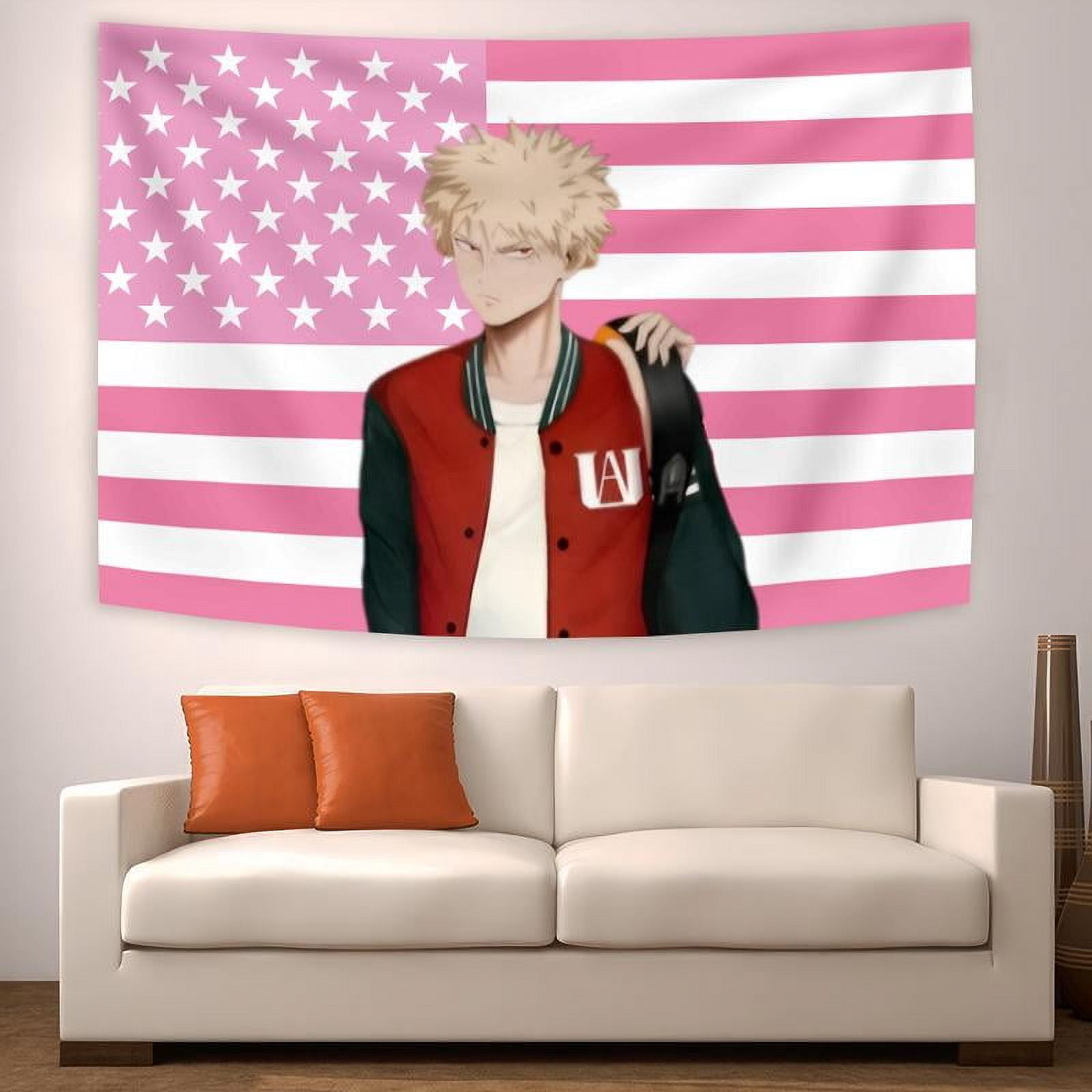 Japanese Animation My Hero Academias Bakugou Katsuki Anime flags ...