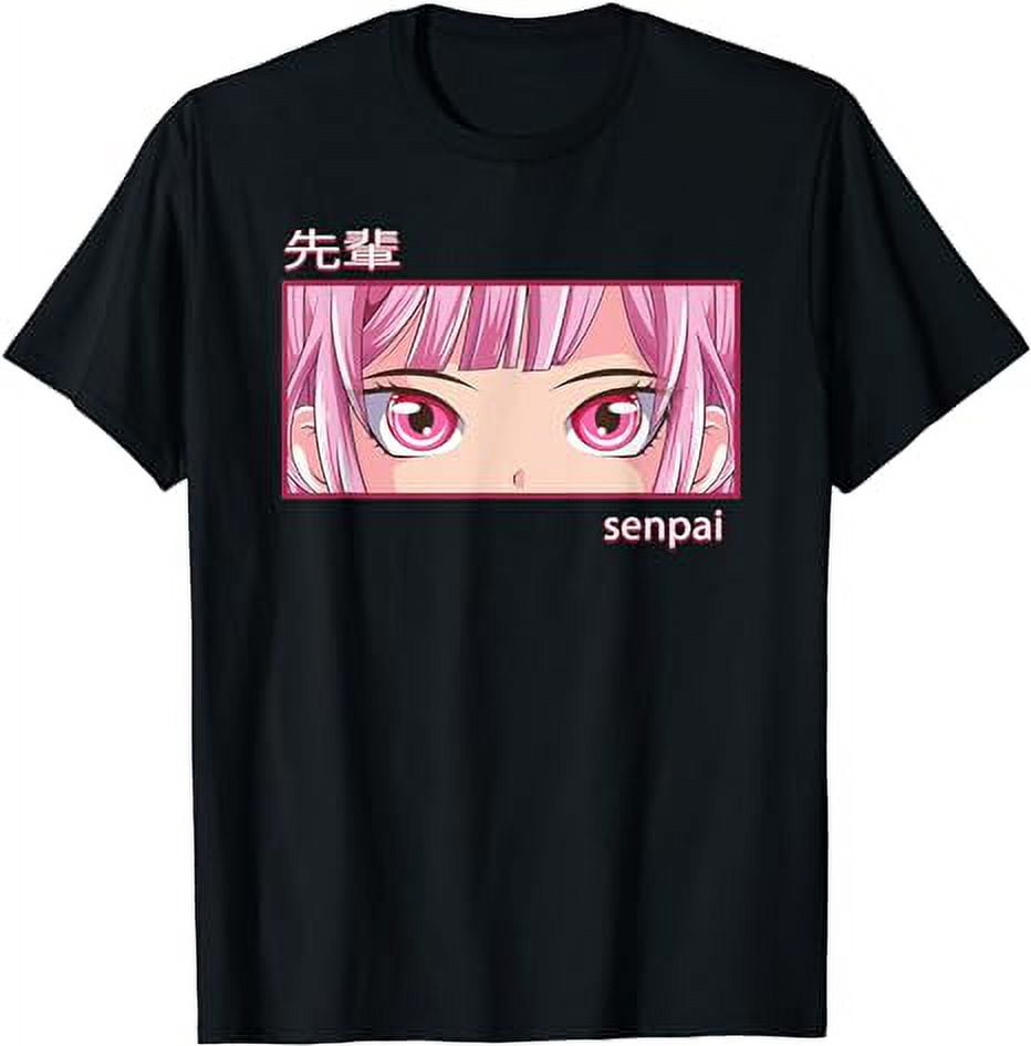 Japanese Anime Girl Senpai Aesthetic Anime Merch T-Shirt - Walmart.com