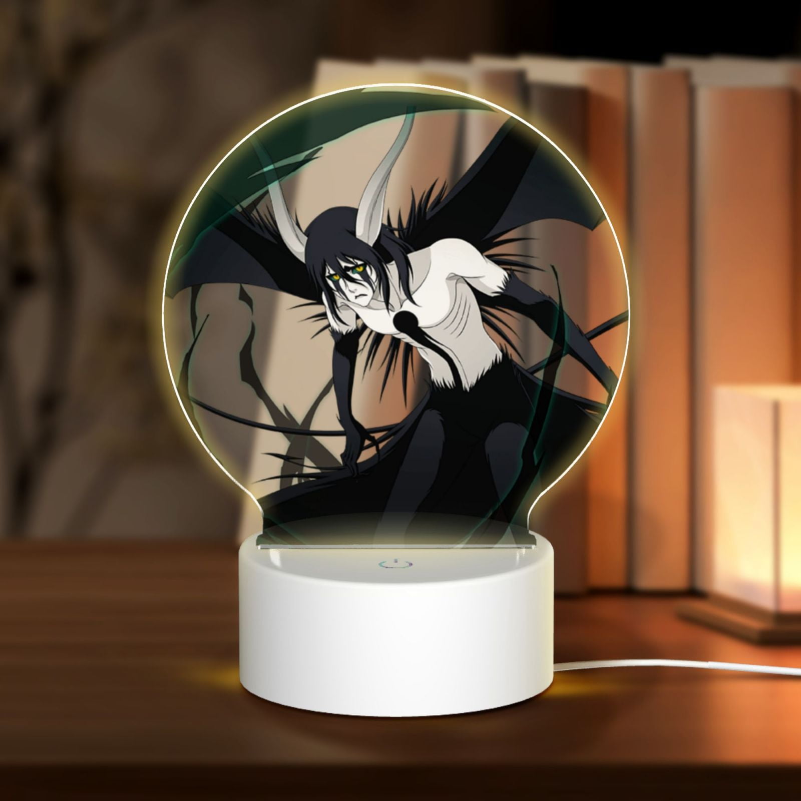 Japanese Anime Graphic Table Round Acrylic Bleach Night Light With USB ...