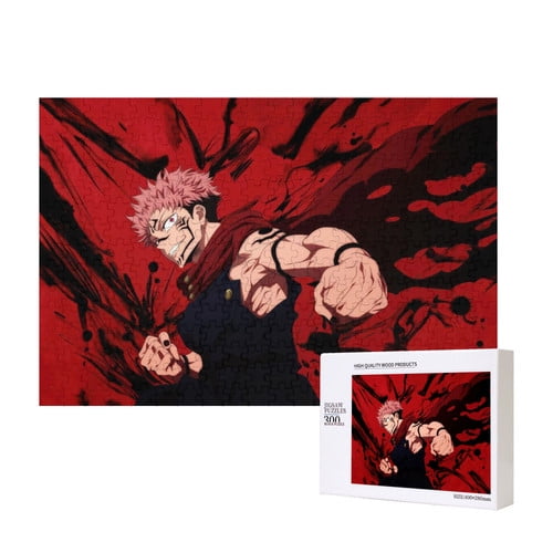 Japanese Anime JJK Gojo Satoru Wooden Jigsaw Puzzles for Adult，Jujutsu ...