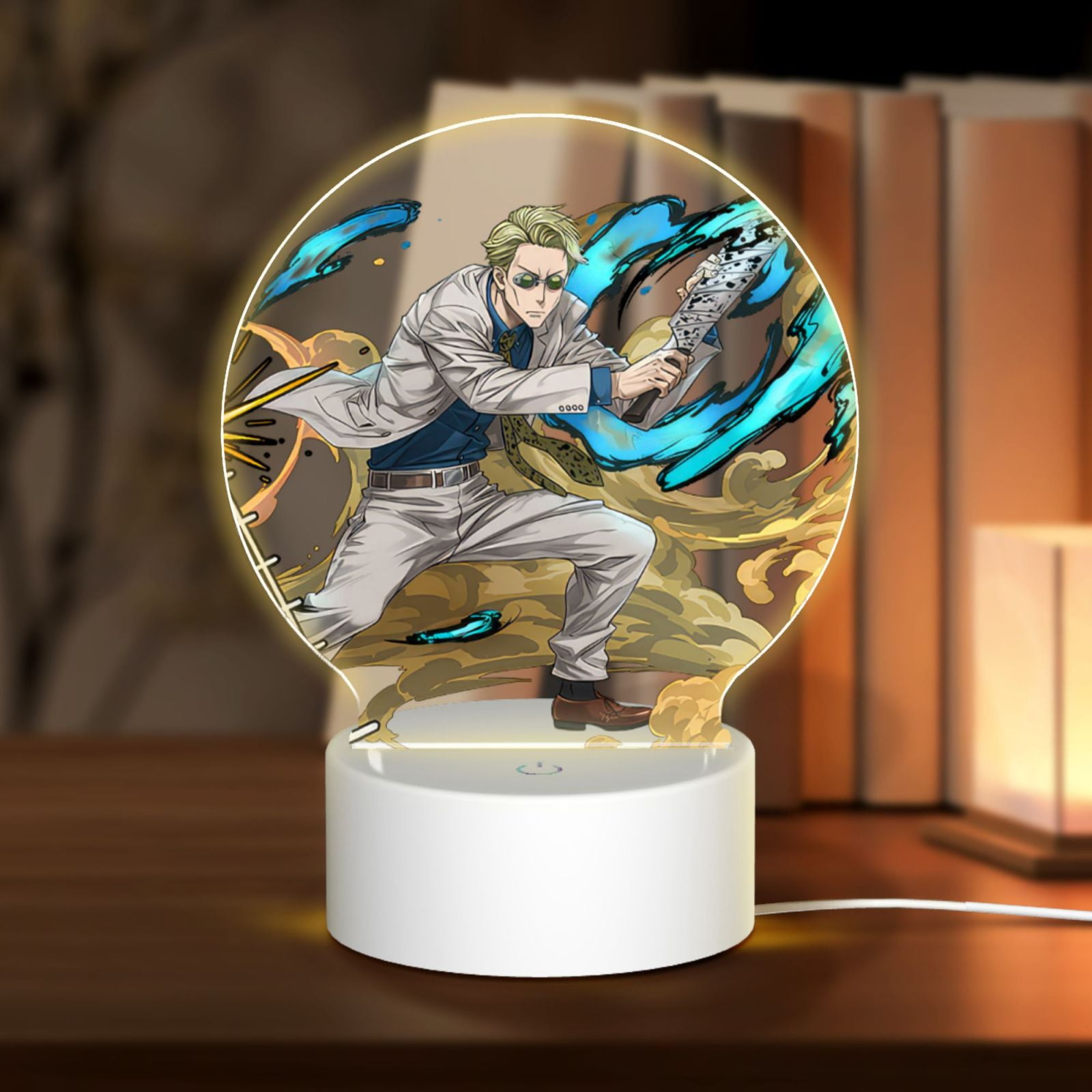 Japanese Anime JJK Graphic Table Round Acrylic Jujutsu Kaisen Night ...