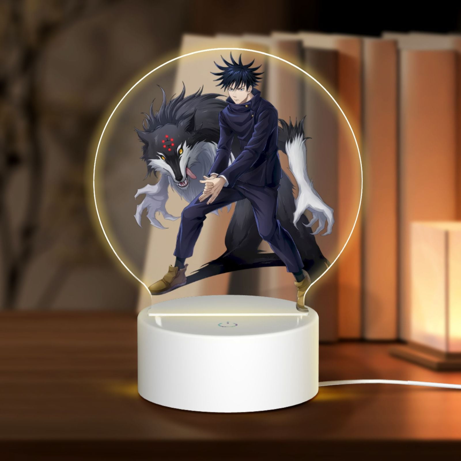 Japanese Anime JJK Graphic Table Round Acrylic Jujutsu Kaisen Night ...