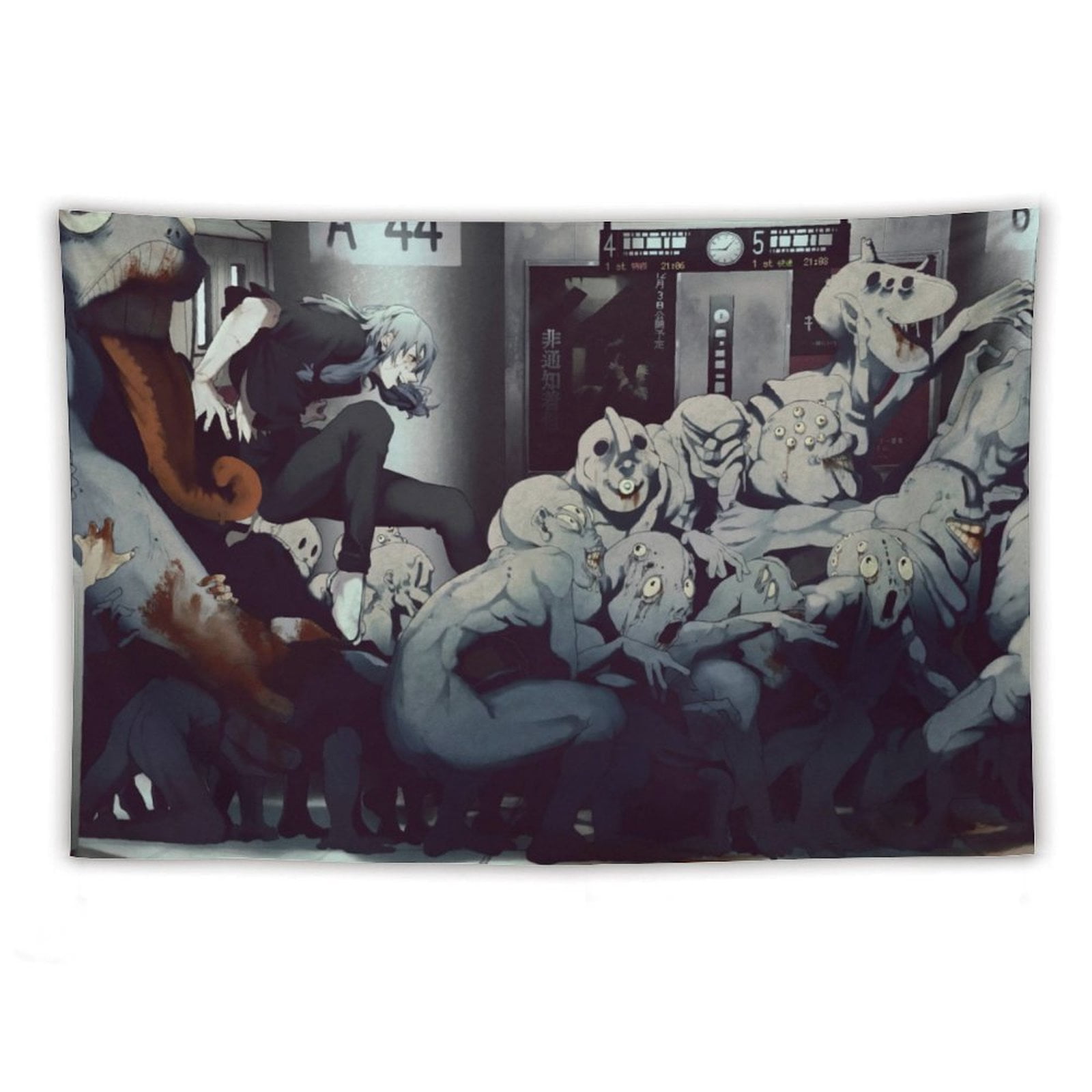 Japanese Anime JJK Large Wall Tapestry,Lightweight Soft Peach Skin ...