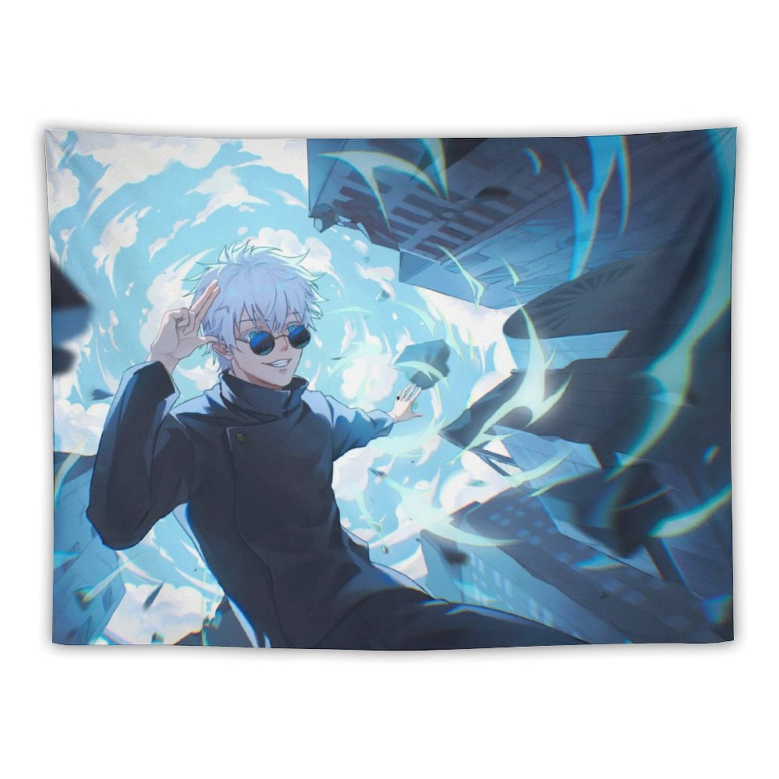 Japanese Anime JJK Large Wall Tapestry,Lightweight Soft Peach Skin ...