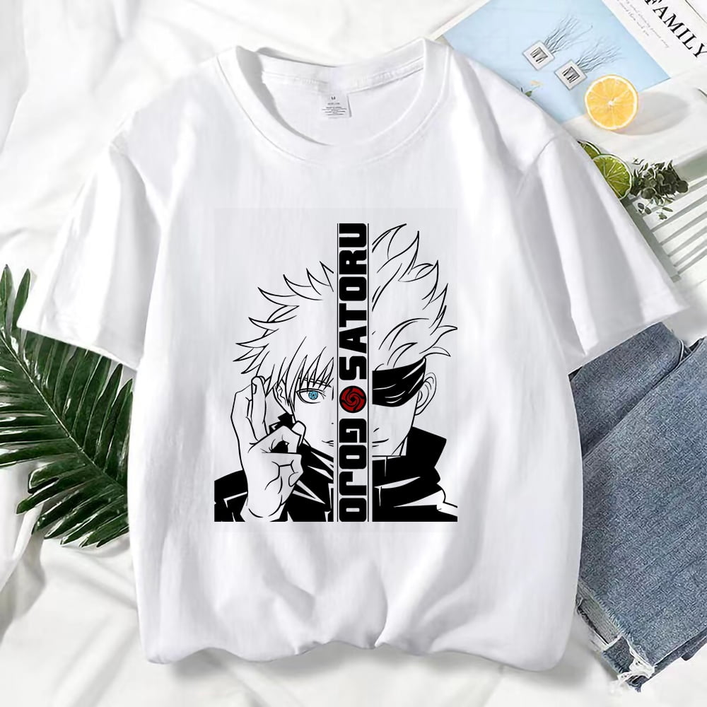Japanese Anime Jujutsu Kaisen T Shirt for Men Gojo Satoru Print Graphic ...
