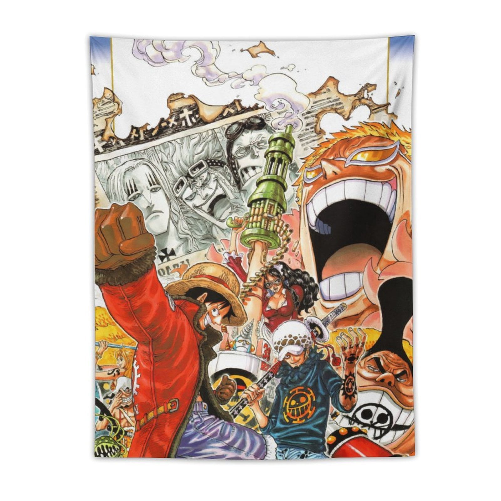 Japanese Anime Large Wall Tapestry,Lightweight Soft Peach Skin Velvet ...