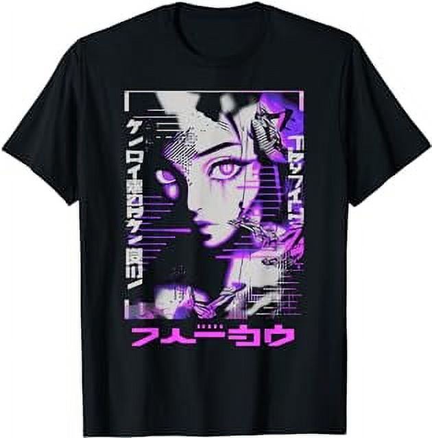 Japanese Anime Manga Techwear | Cyberpunk Vaporwave Grunge T-Shirt ...