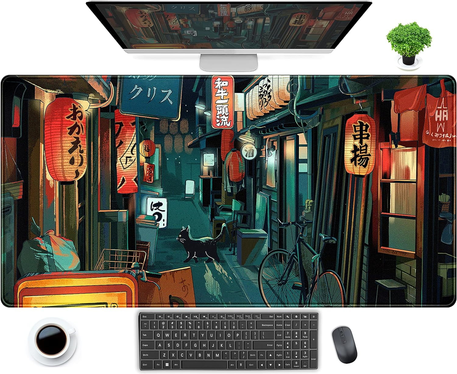 Japanese Anime Mouse Pad Desk Mat Cute Vintage Gaming Mousepad ...