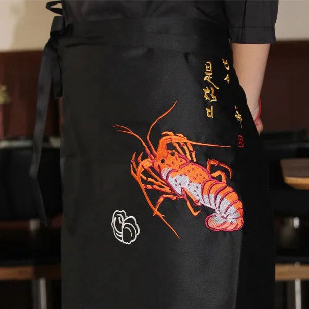 Japanese Apron Cuisine Half Body Waist Unisex Kitchen Chef Restaurant ...