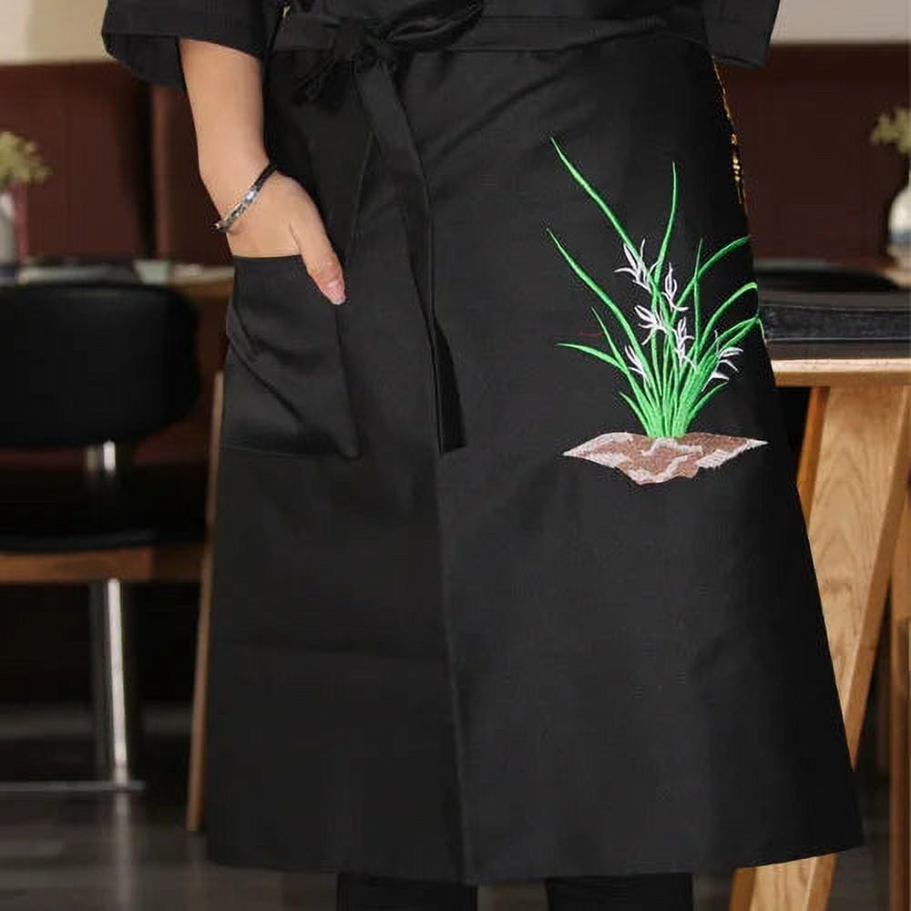 Japanese Apron Cuisine Half Body Waist Unisex Kitchen Chef Restaurant ...