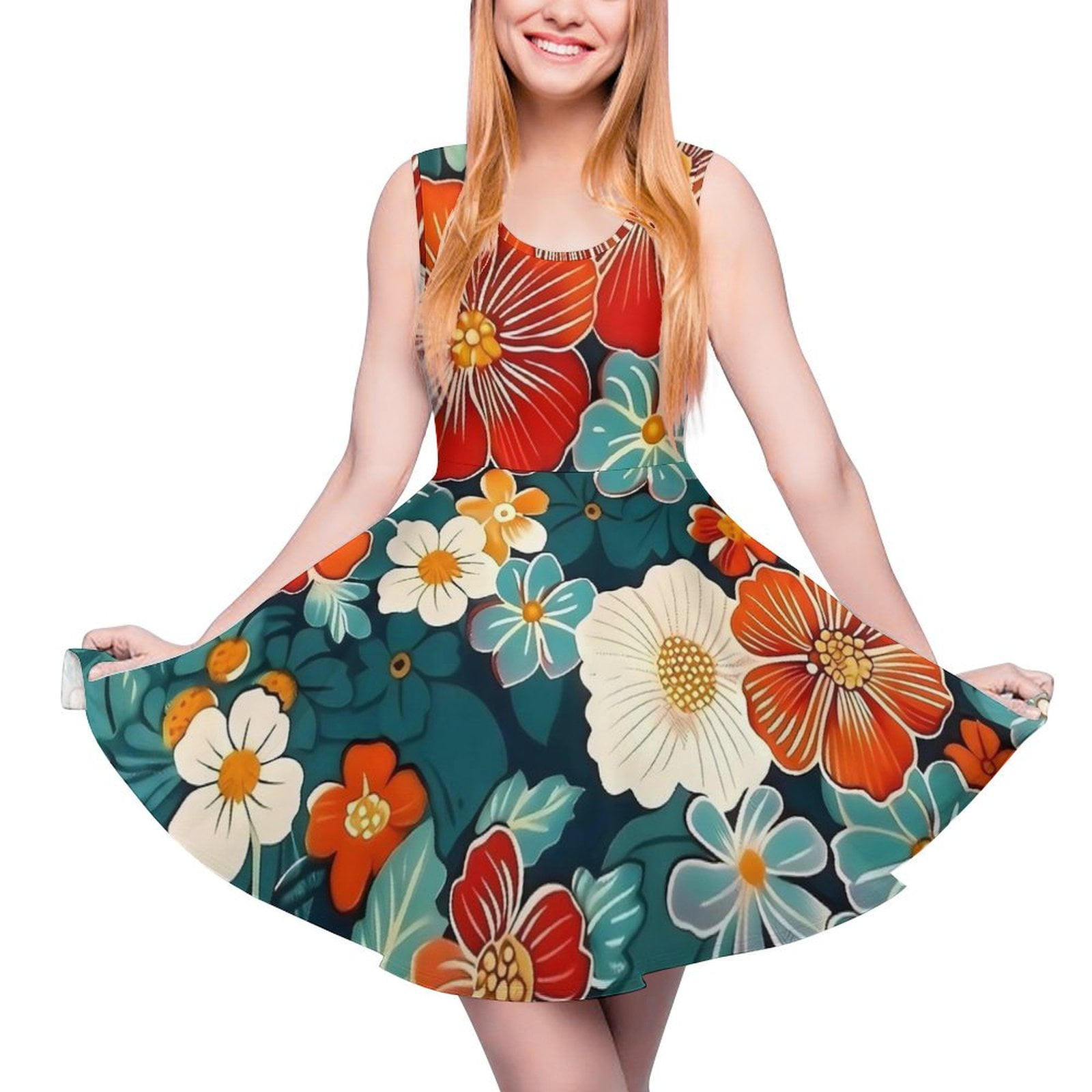 Japanese Art Dress Japanese Scale Kimono Pattern Beach Dresses High ...