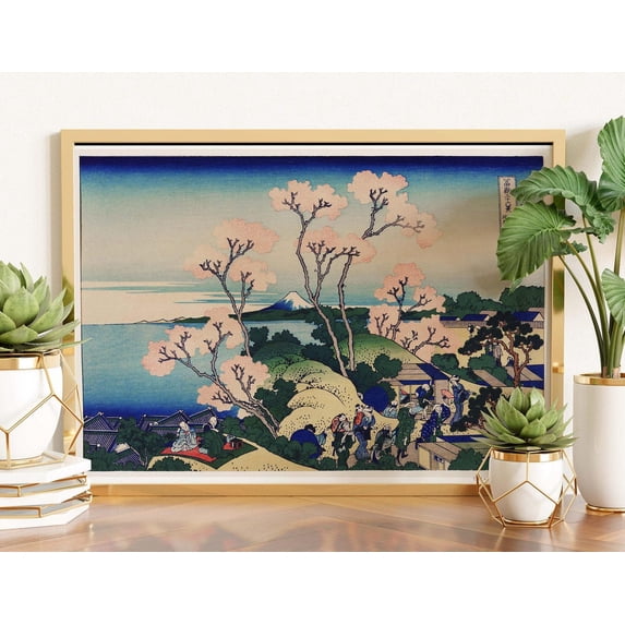 Japanese Art Goten Yama Hill Shinagawa on the Tokaido by Katsushika ...