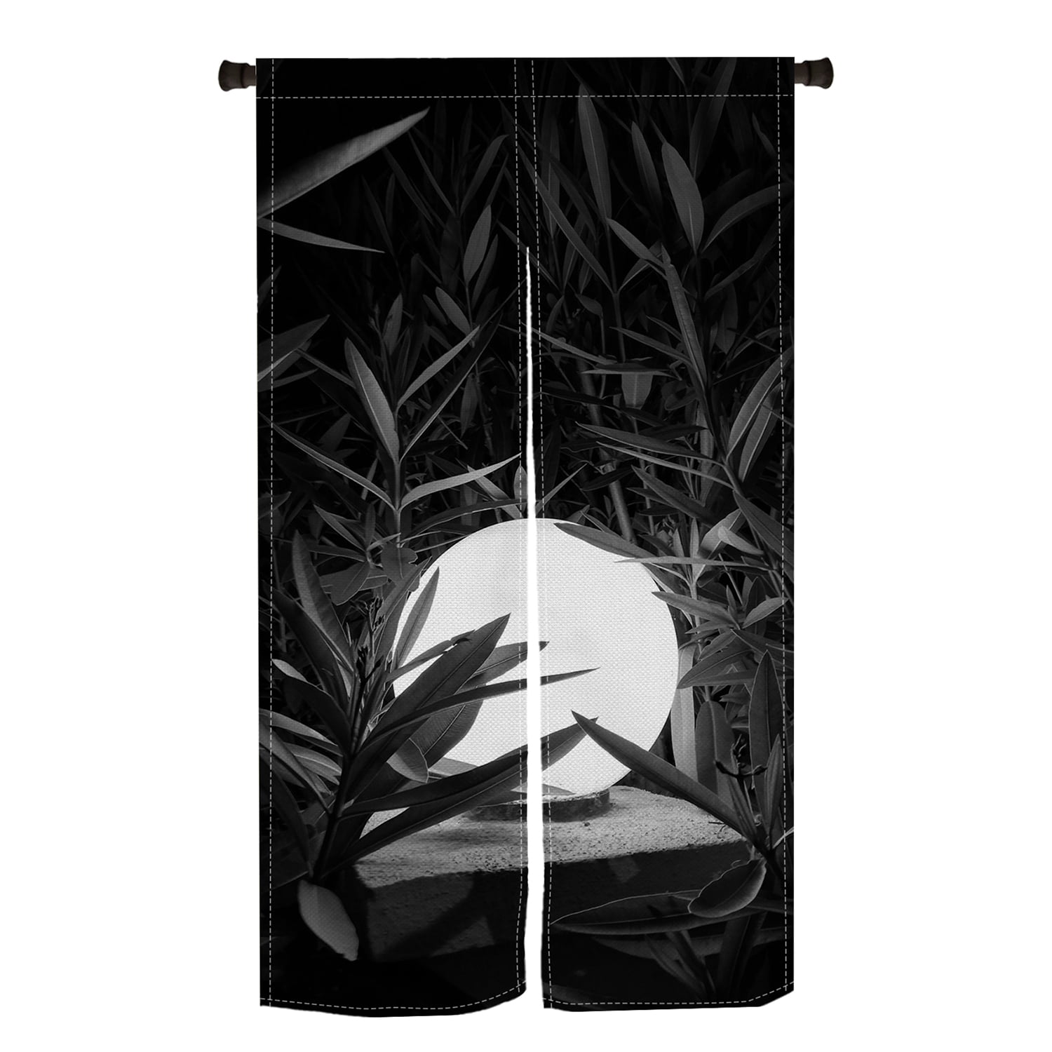 Japanese Bamboo Lotus Door Curtain Noren Feng Shui Doorway Curtain ...