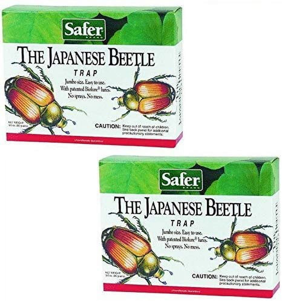 Woodstream Japanese Beetle Trap - Outdoor Pest Control - 2 Pack, Jumbo ...