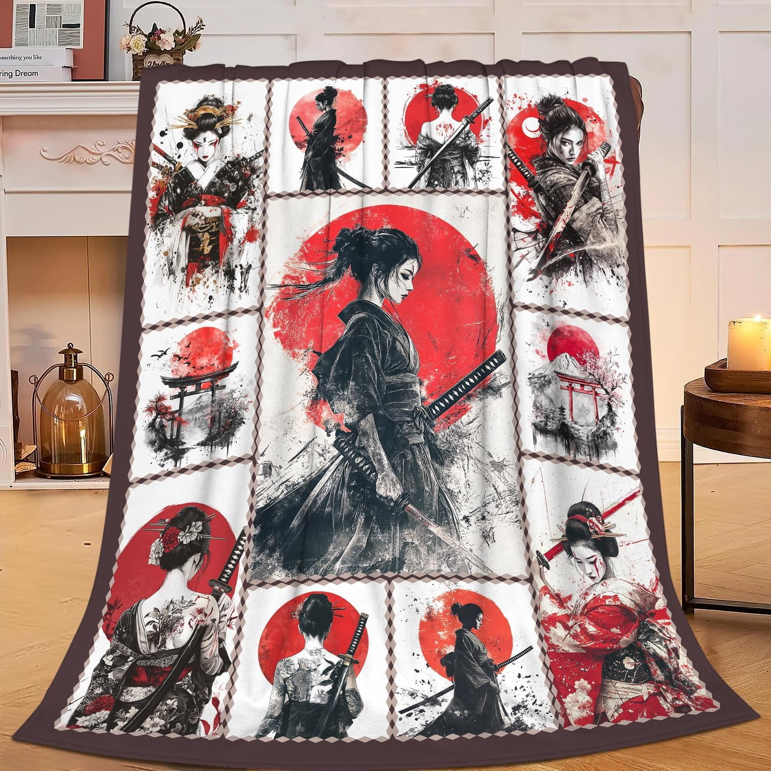 Japanese Blanket Japan Blanket Soft Cozy Warm Fuzzy Fleece Lightweight ...