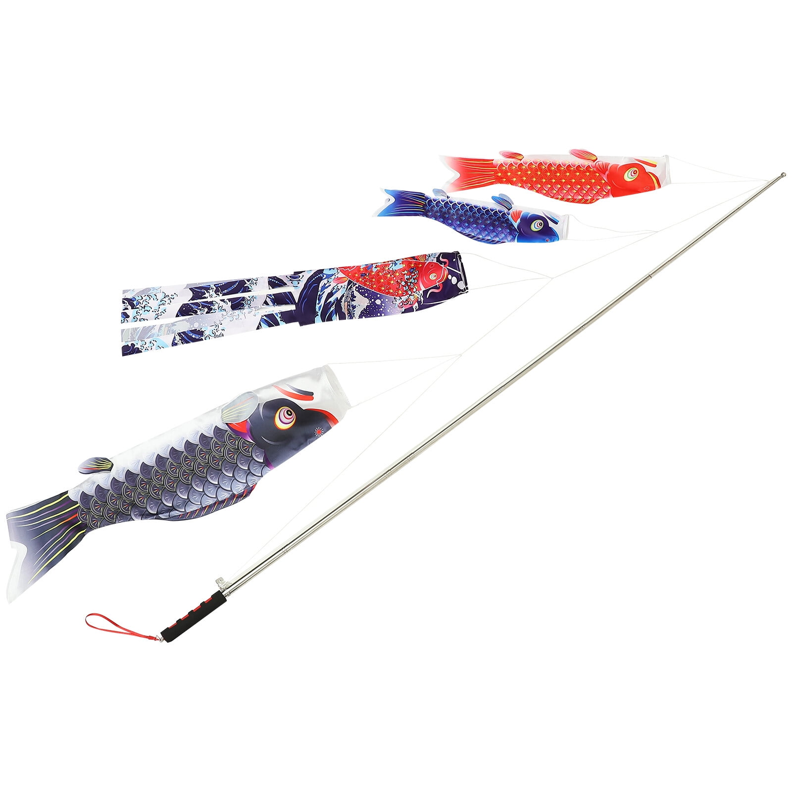 Japanese Carp Streamer Tree Decor Wall Macrame Decorative Windsock ...