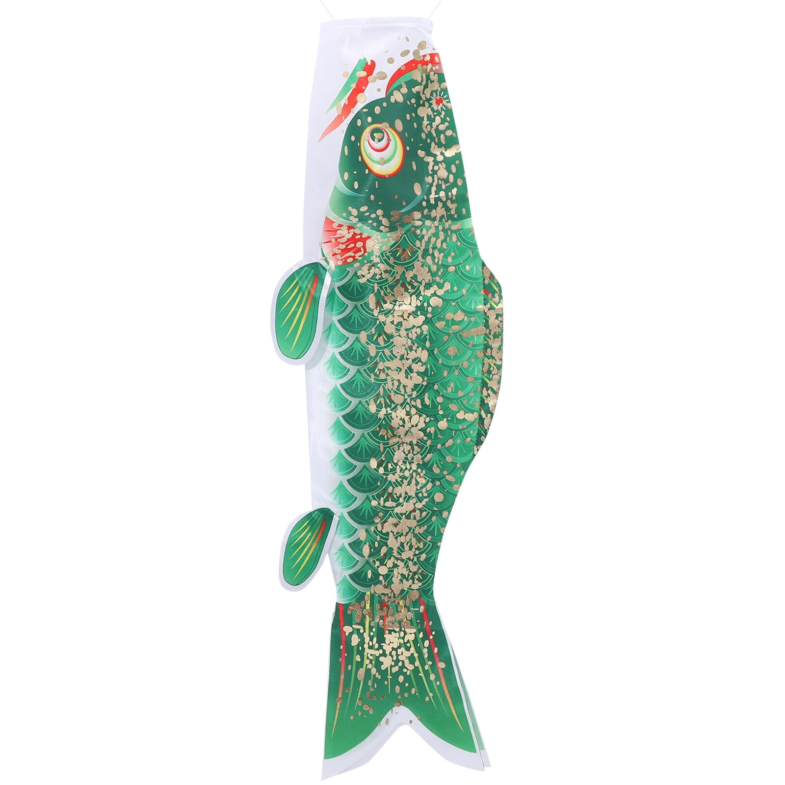 SEWOART Fish Decor Japanese Carp Streamer Satin 1Set Festival ...