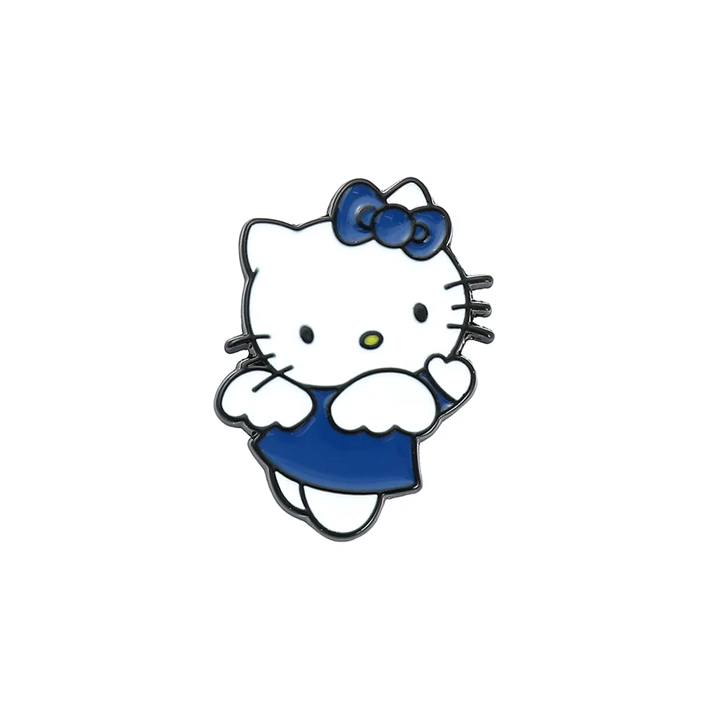 Japanese Cartoon Cute Sanrio Brooch Kuromi HelloKitty Cinnamoroll ...