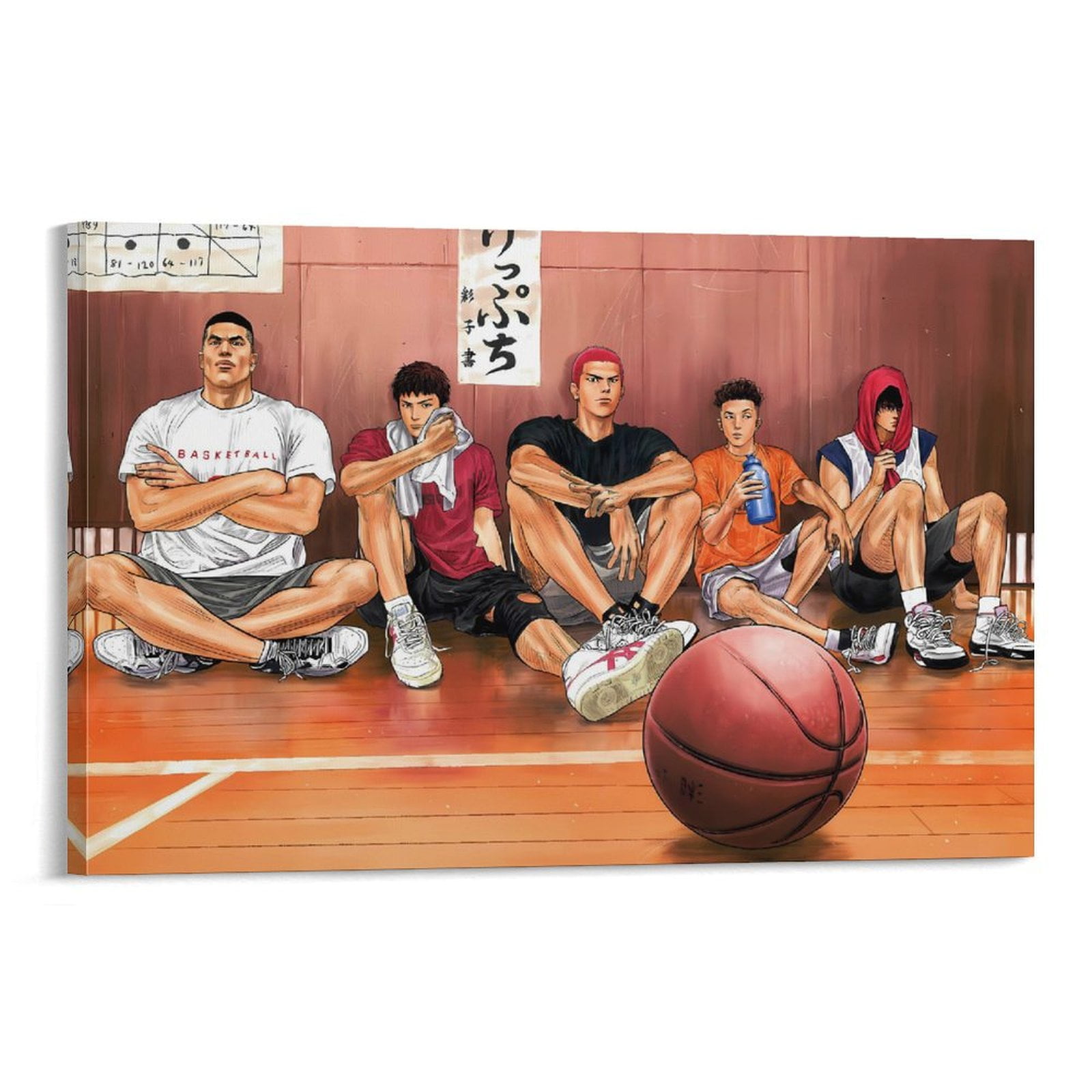 Japanese Cartoon Posters Basketball Anime Slam Dunk (2) Wall Art Poster ...