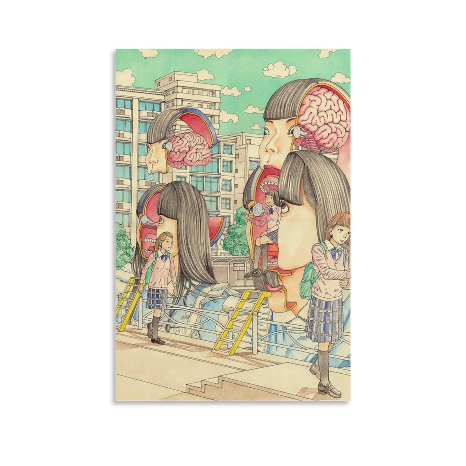 Japanese Cartoonist Shintaro-Kago Horror Animation Poster (15) Poster ...