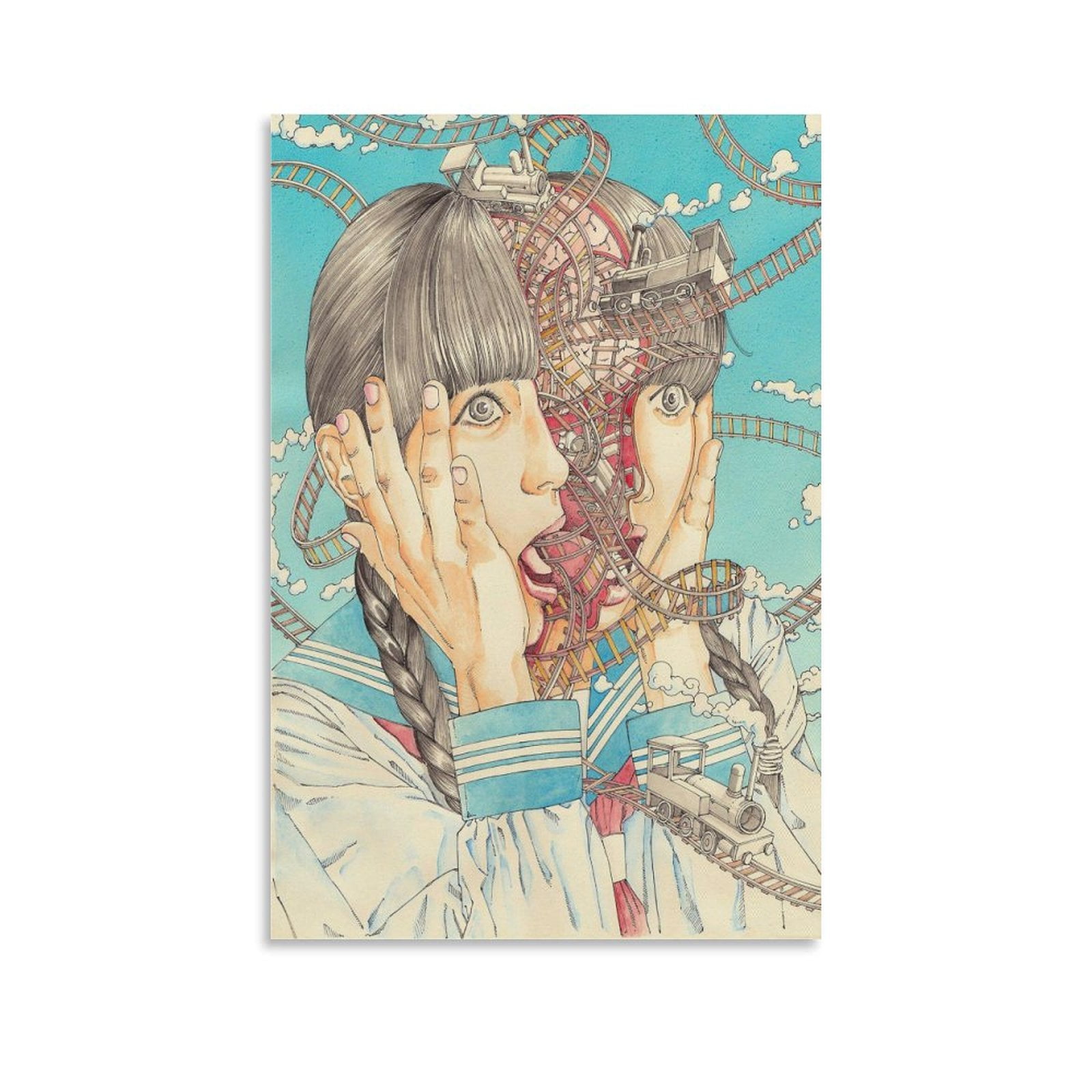 Japanese Cartoonist Shintaro-Kago Horror Animation Poster (21) Posters ...