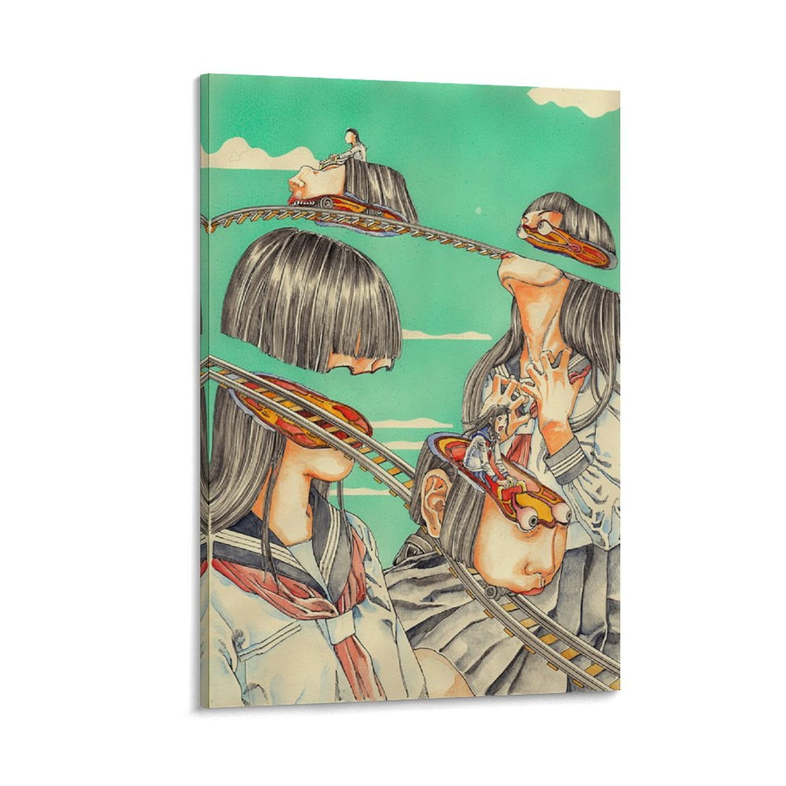 Japanese Cartoonist Shintaro-Kago Horror Animation Poster (22) Art Poster Canvas Painting Decor ...