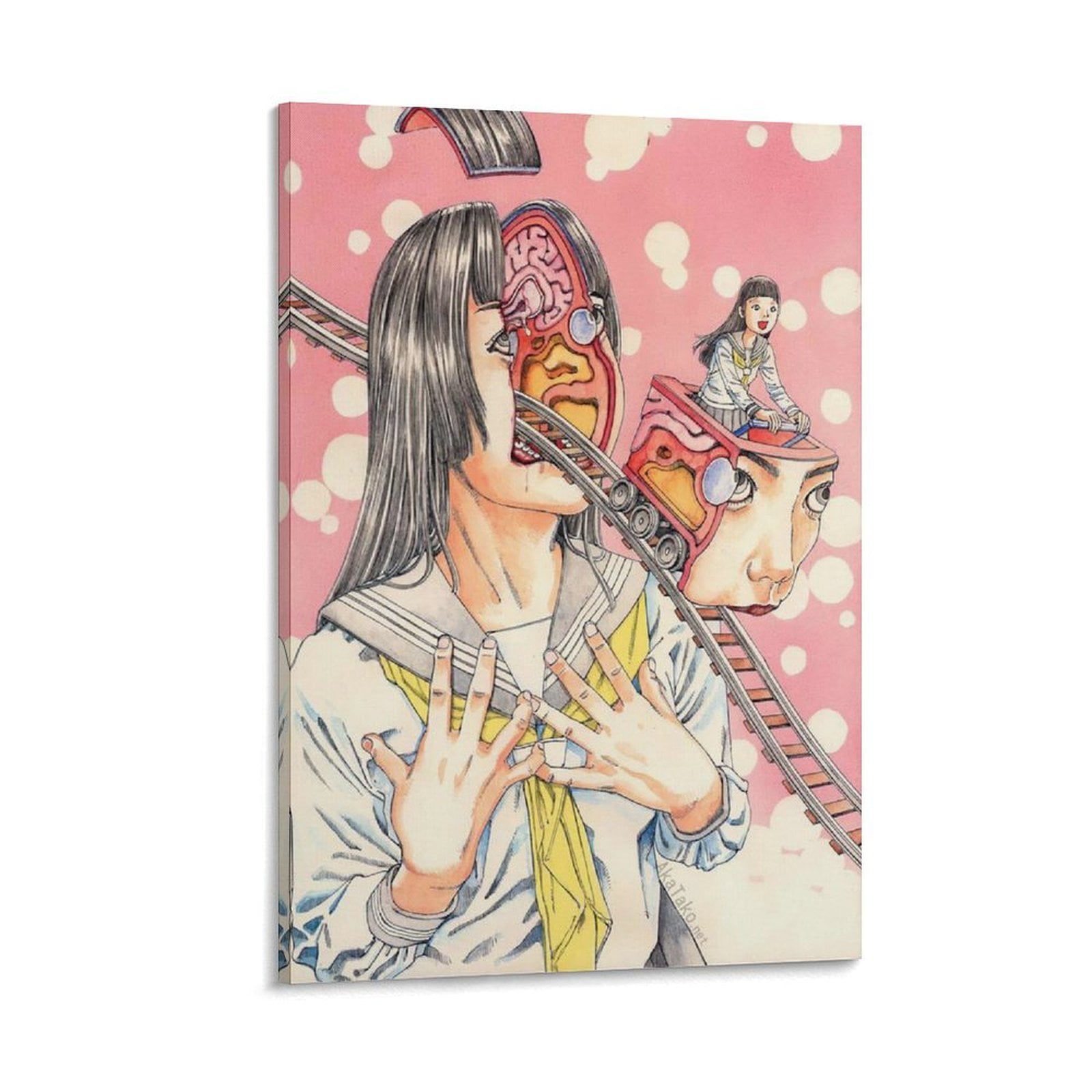 Japanese Cartoonist Shintaro-Kago Horror Animation Poster (24) Print Photo Art Painting Canvas ...