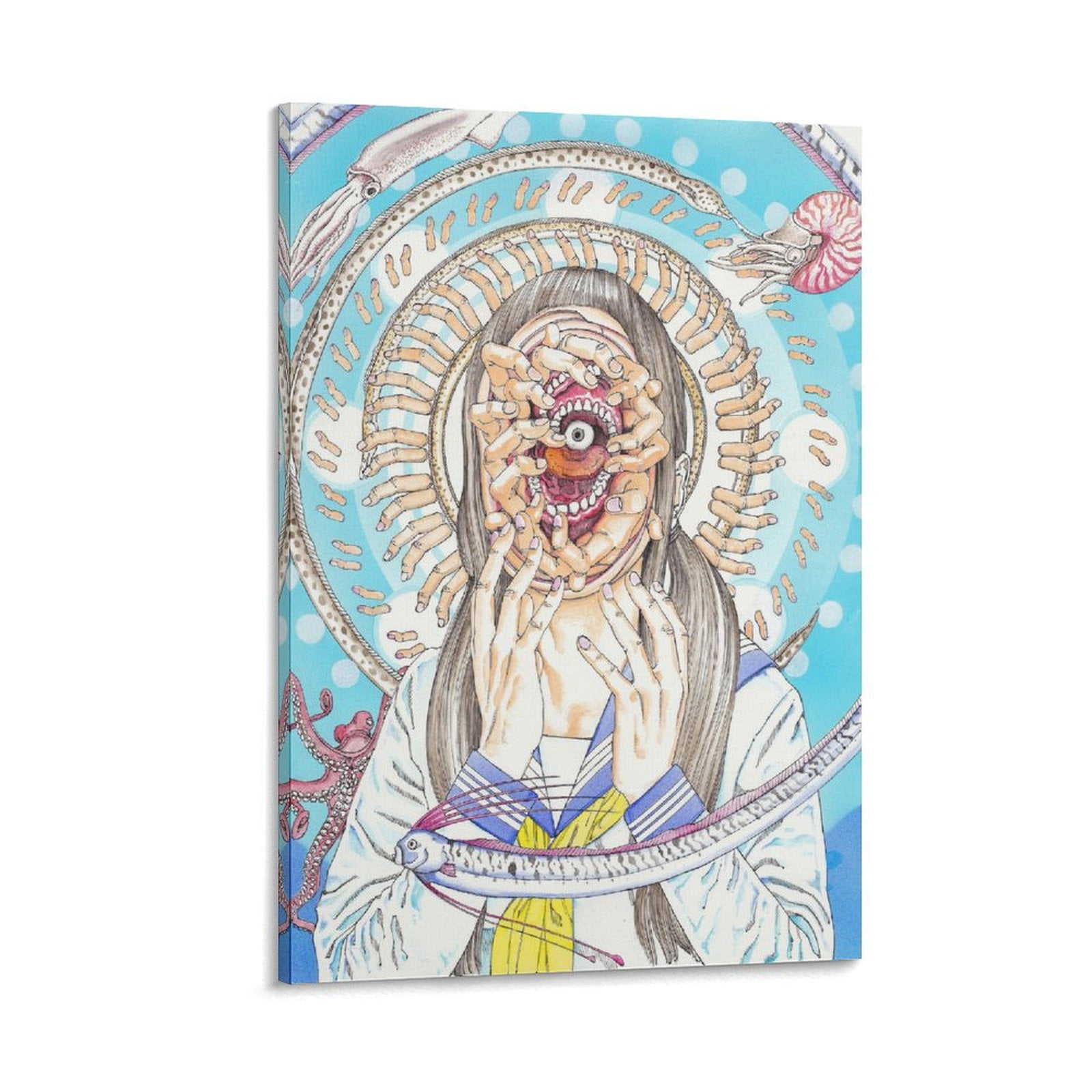 Japanese Cartoonist Shintaro-Kago Horror Animation Poster (7) Wall Art ...