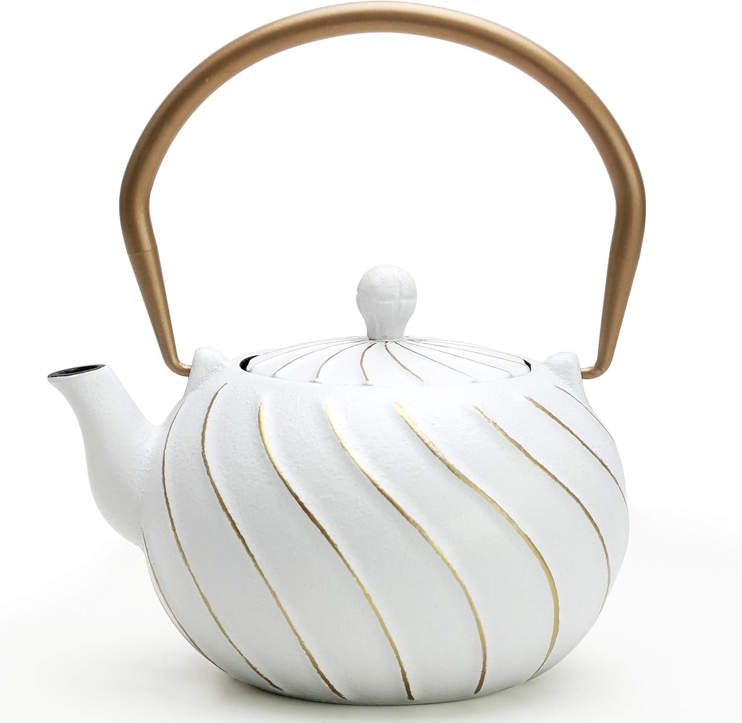 Japanese Cast Iron Teapot with Stainless Steel Infuser, Tea Kettle with ...