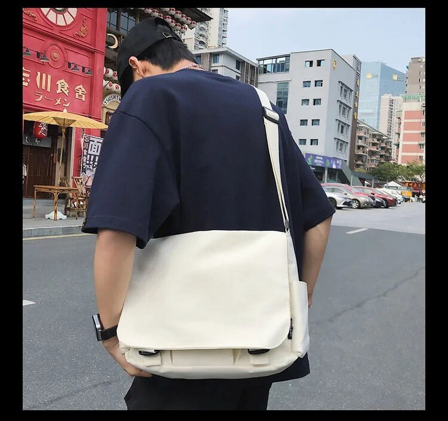 Japanese Casual Nylon Bag Women Simple Messenger Bag Collage Student ...