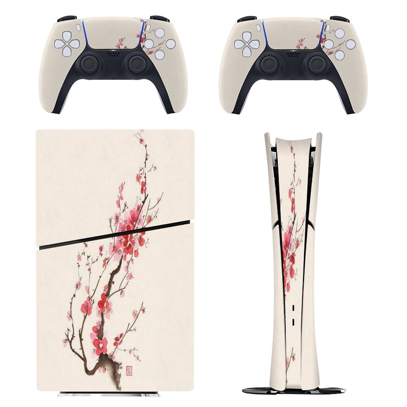 Japanese Cherry Tree PS5/PS5 Pro/PS5 Slim Digital Disc Skin Sticker For ...