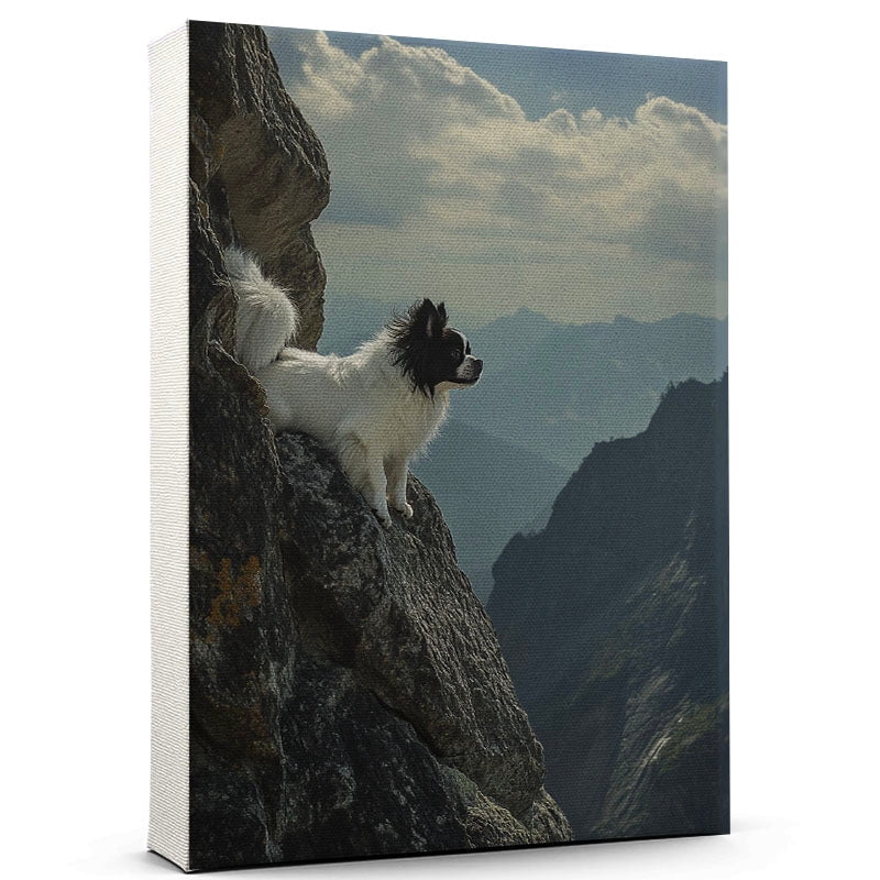 Japanese Chin Dog Canvas Climbing Canvas – Funny Japanese Chin Dog Team ...