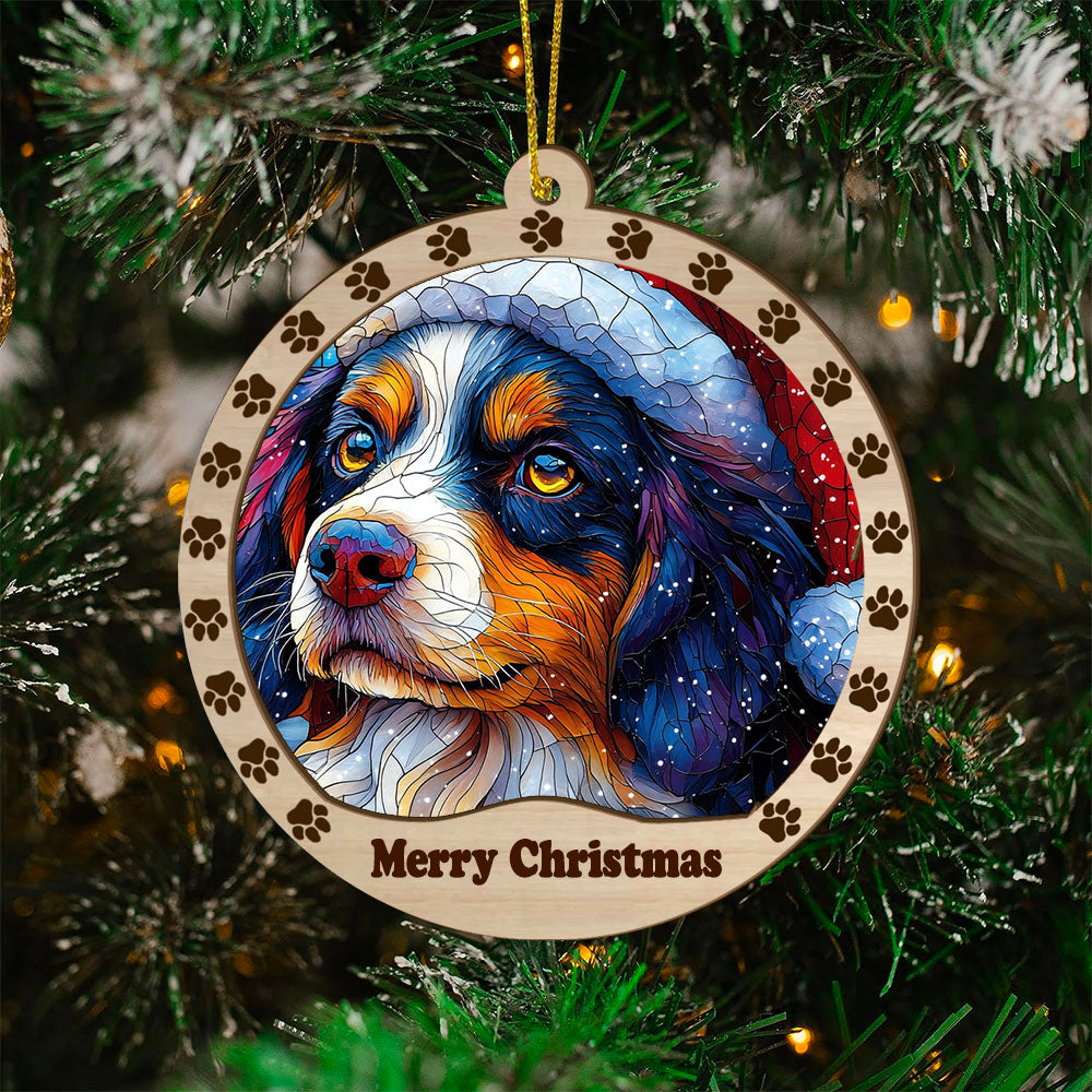 Japanese Chin Dog Ornament, Japanese Chin Dog SunCatcher Stained Glass ...